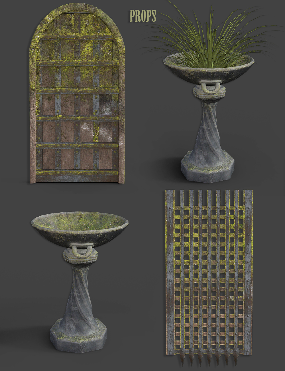Lost Gate Texture Set for Niflheim's Gate | Daz 3D