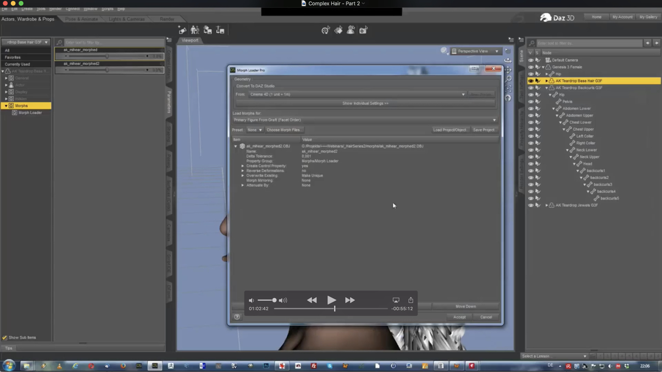 Complex Hair Creation Tutorials Bundle | Daz 3D