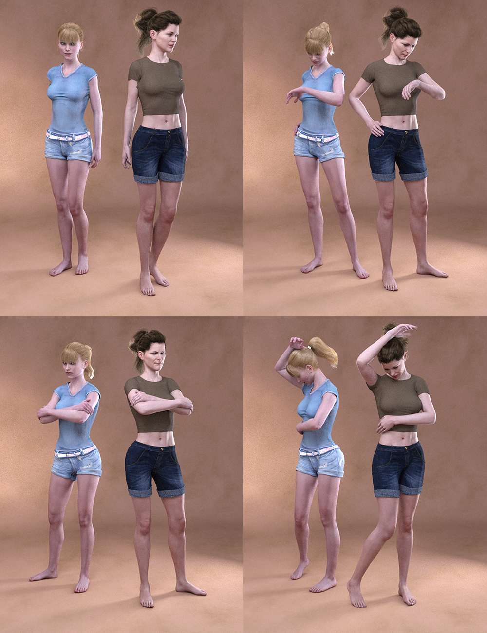 Daily Things Poses for Victoria 7 and 8 | Daz 3D