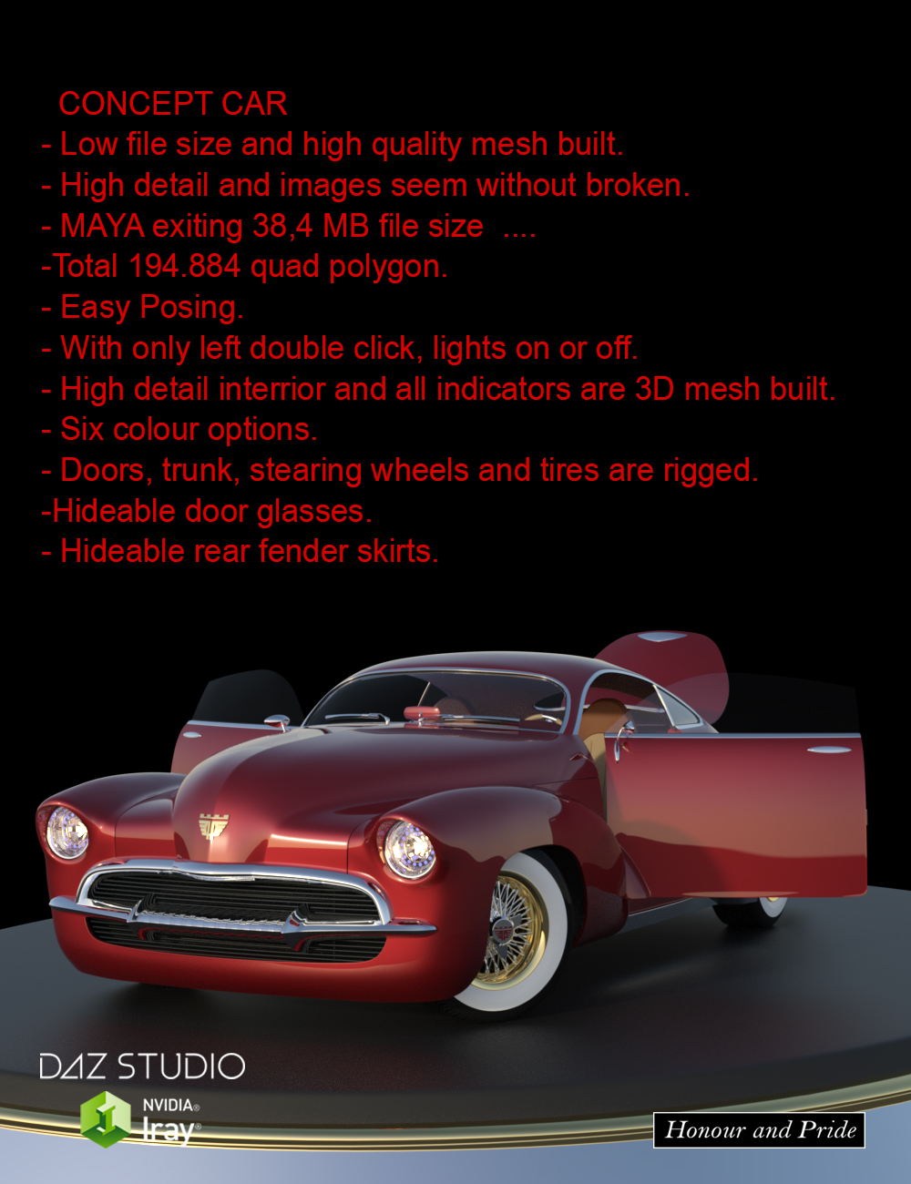 Concept Car | Daz 3D