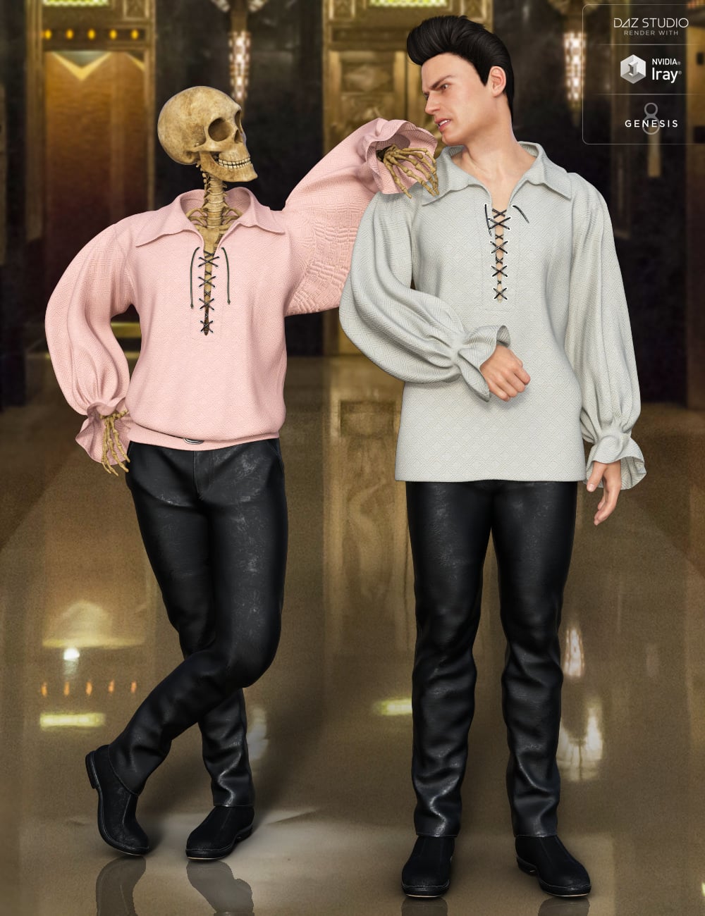 Midnight Skeleton for Genesis 8 Male | Daz 3D