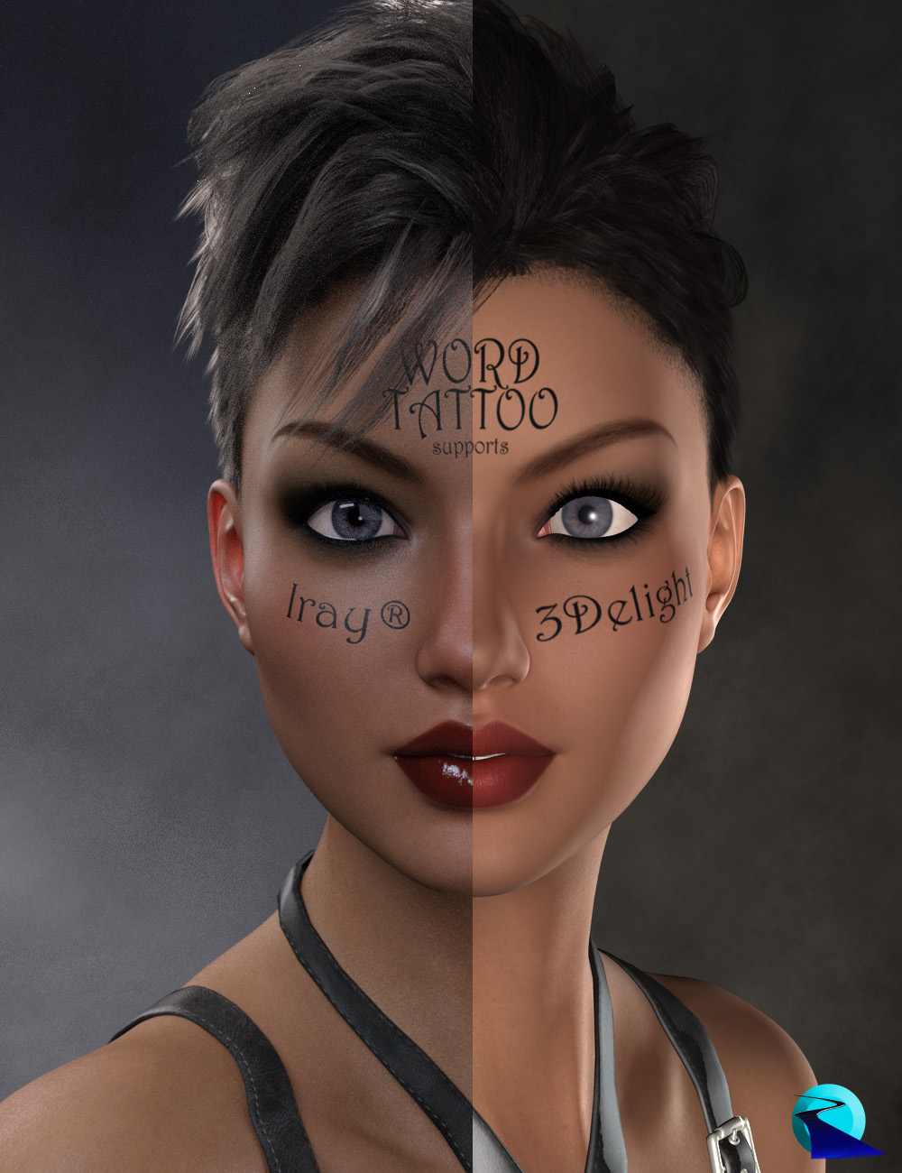 Word Tattoo For Genesis 3 And 8 Female Daz 3D word-tattoo-for-genesis-3-and-8-female-daz-3d
