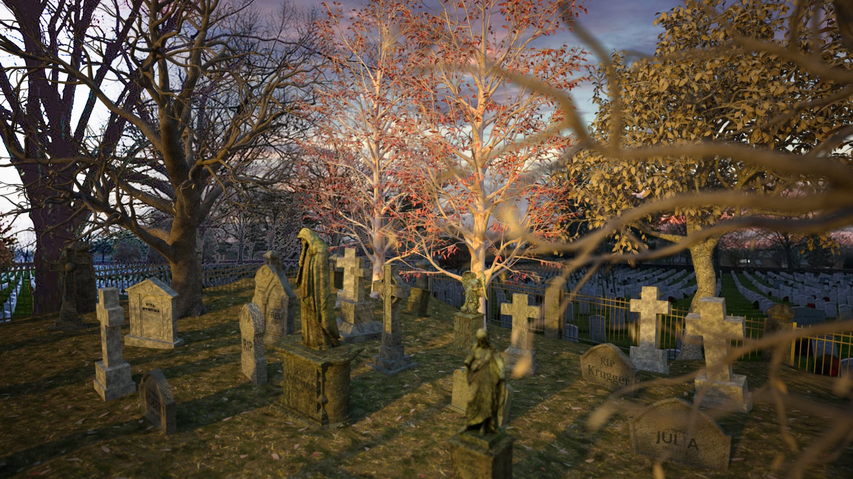 Lancaster Graveyard | Daz 3D