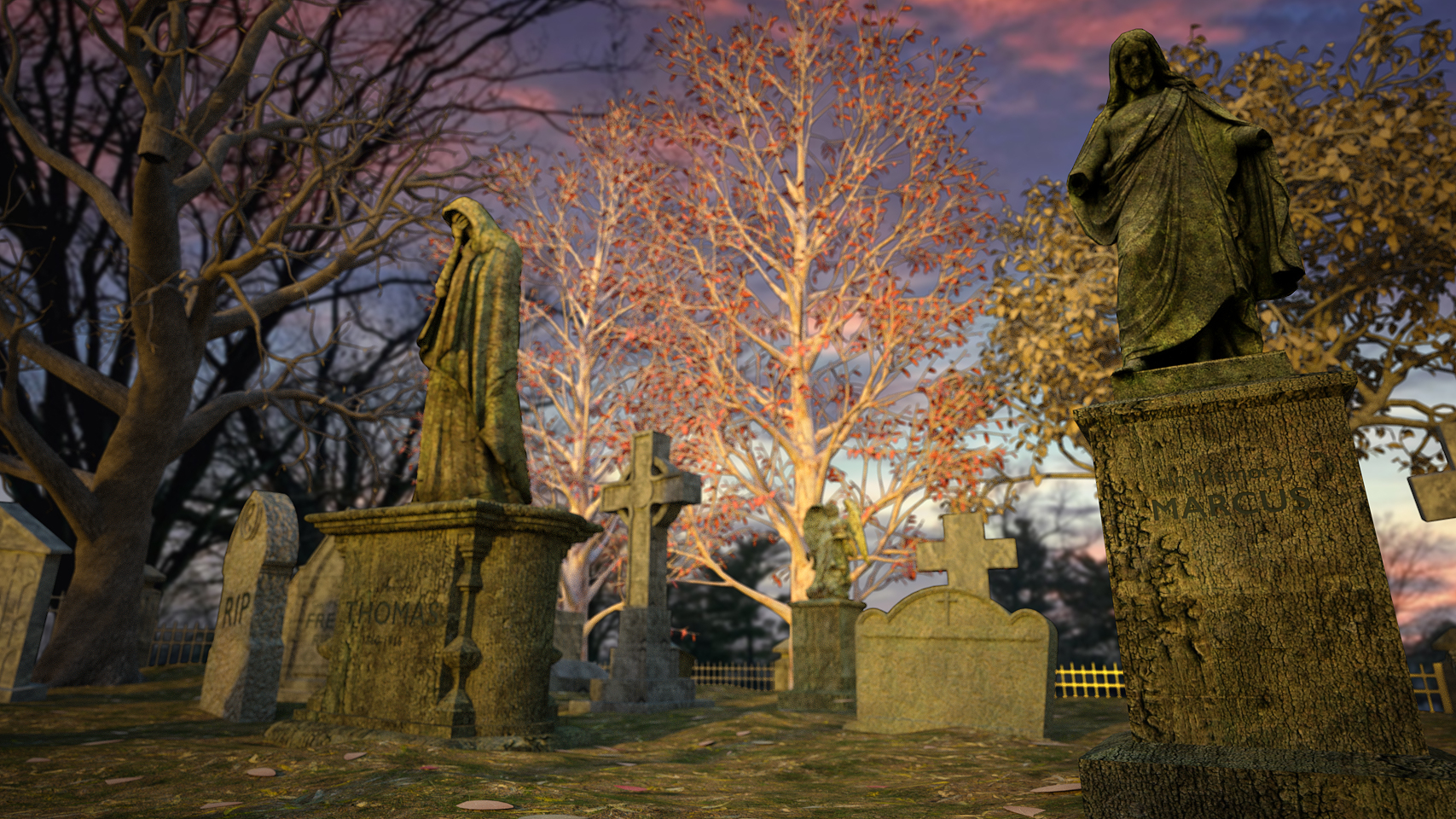 Lancaster Graveyard | Daz 3D