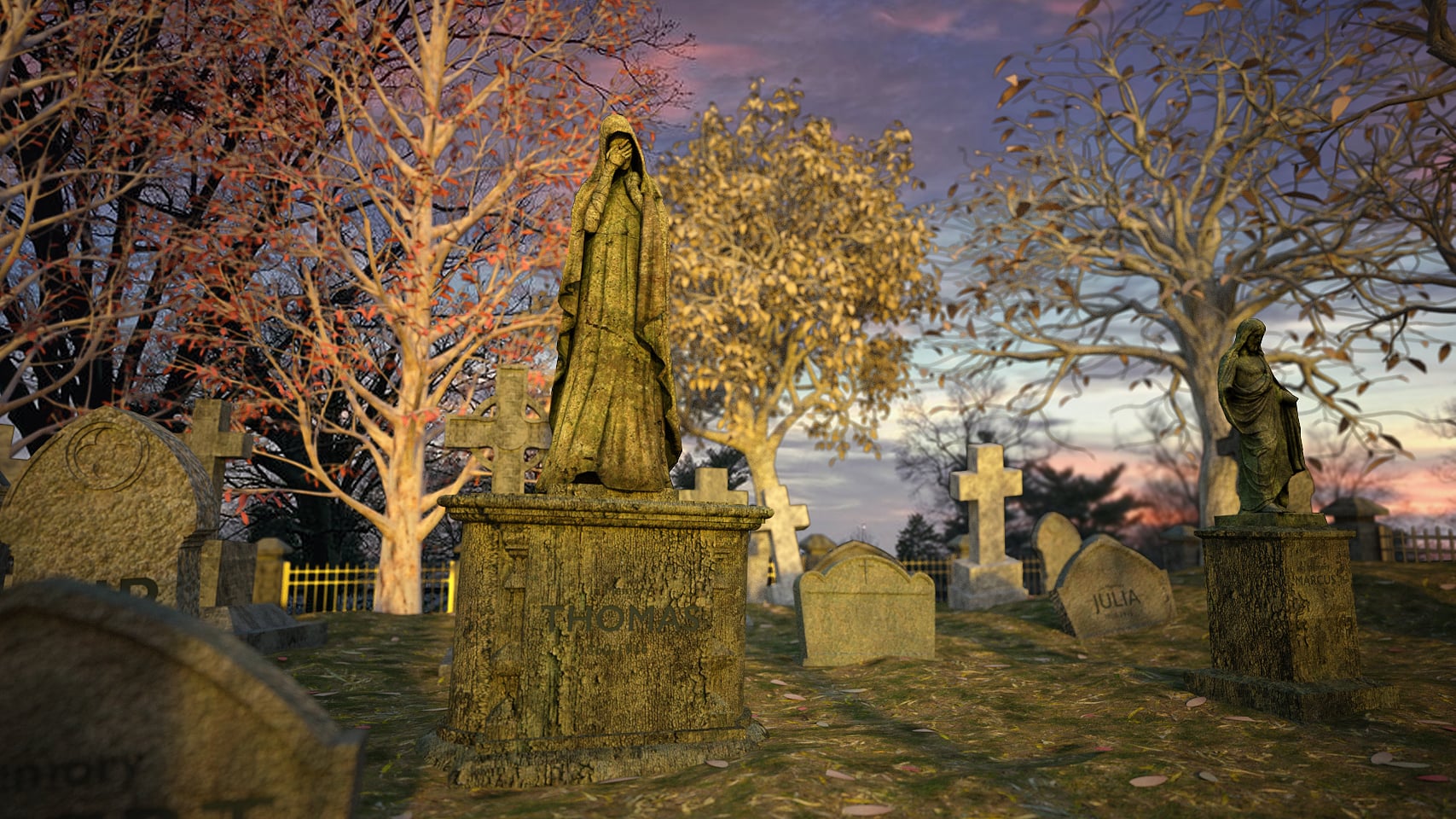 Lancaster Graveyard | Daz 3D