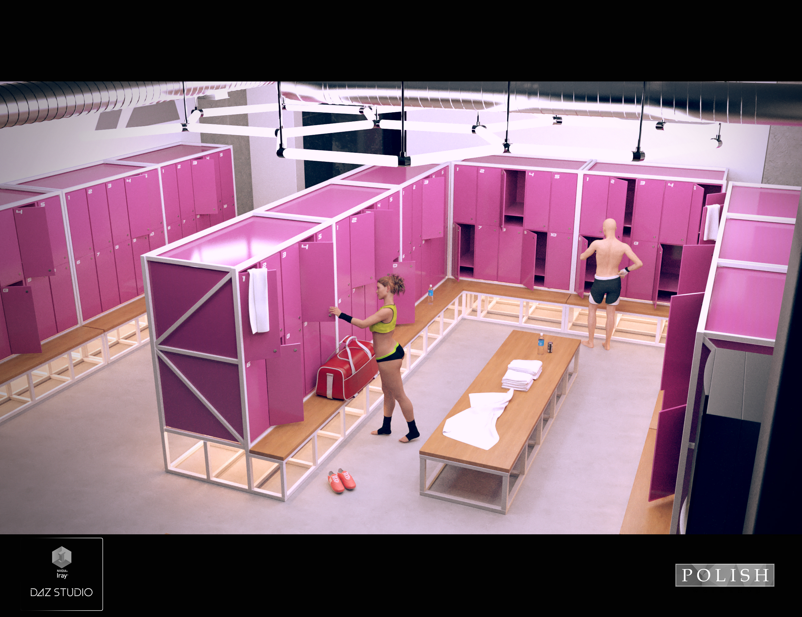 Fitness Club Bundle | Daz 3D