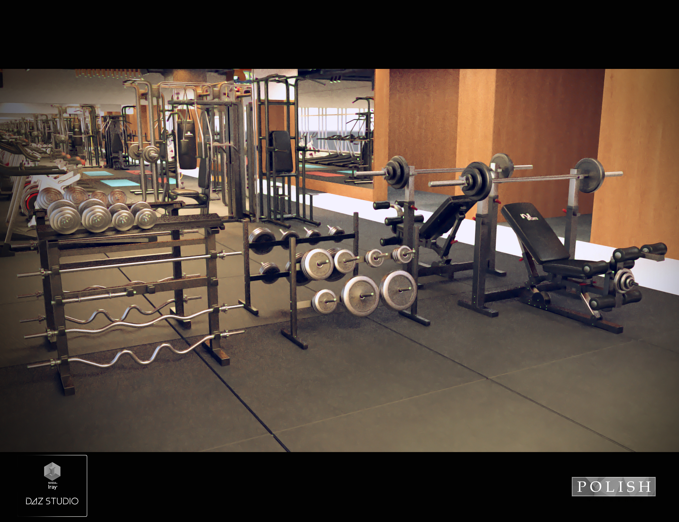 Fitness Club Bundle | Daz 3D