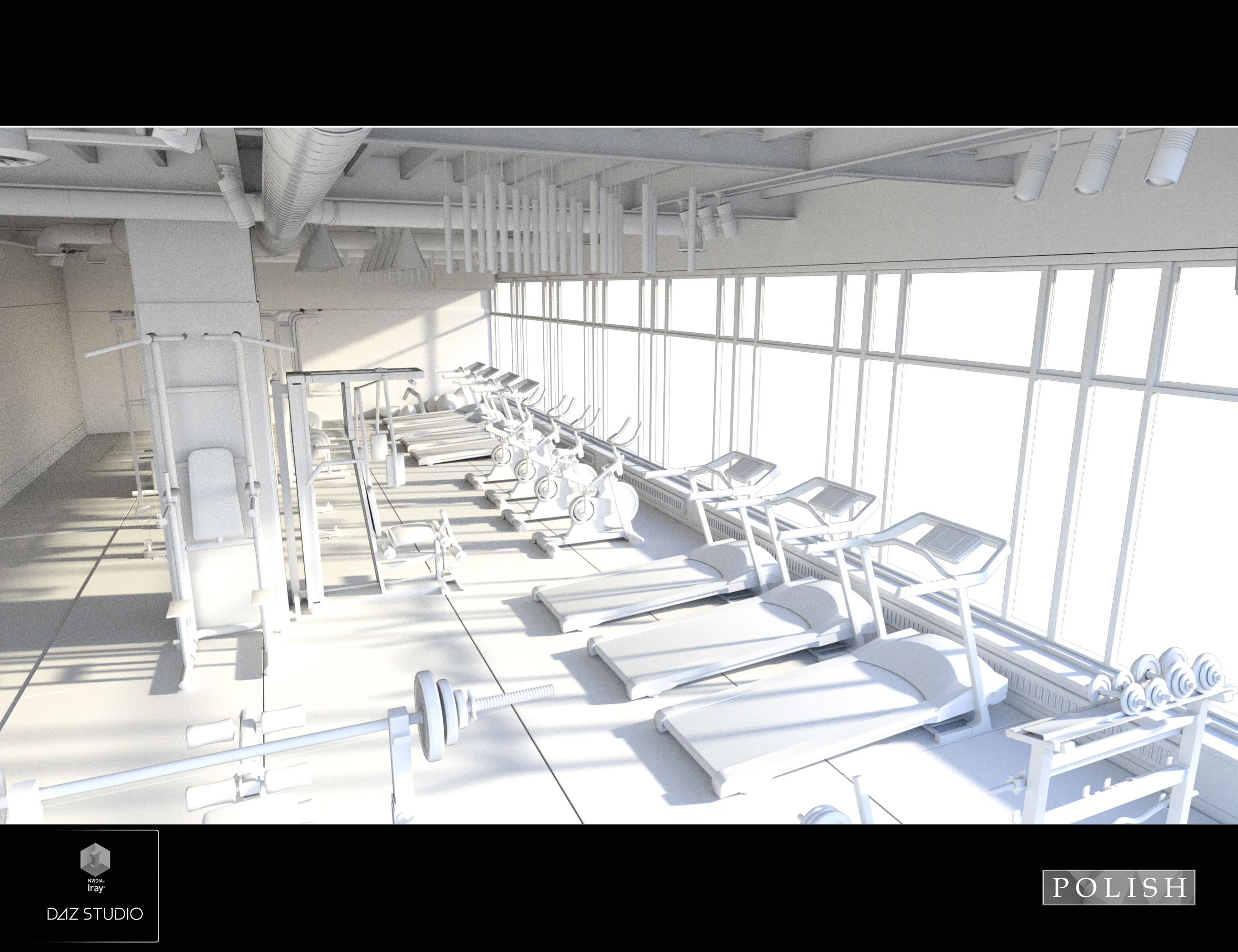Fitness Club Bundle | Daz 3D