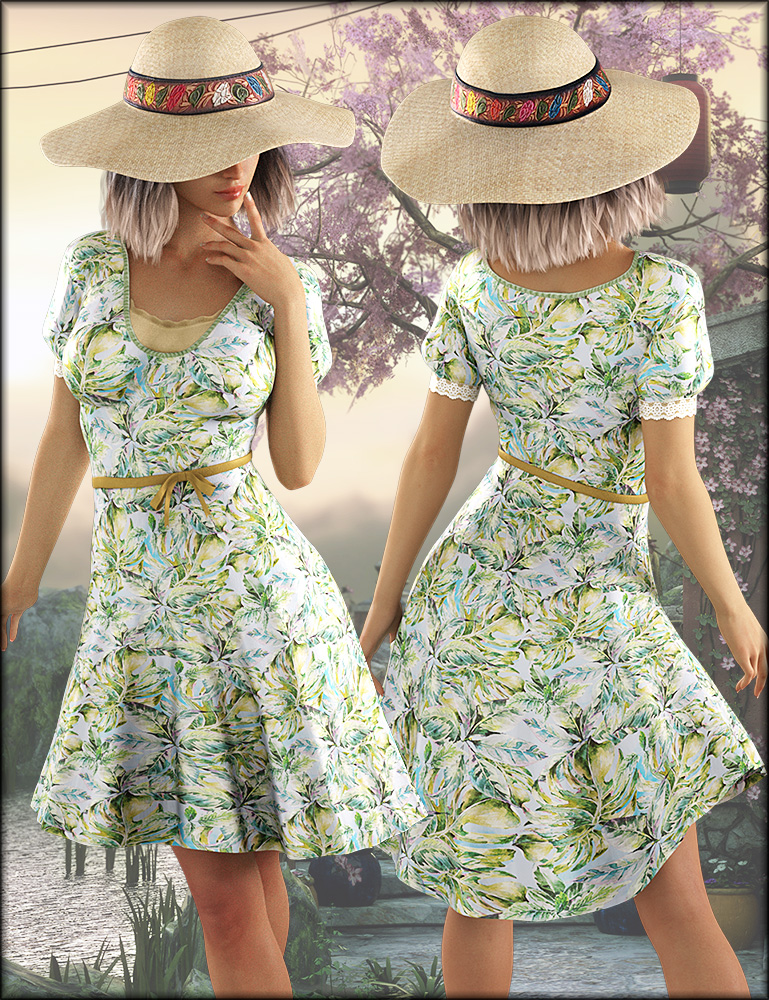 Garden Gala Outfit Textures | Daz 3D