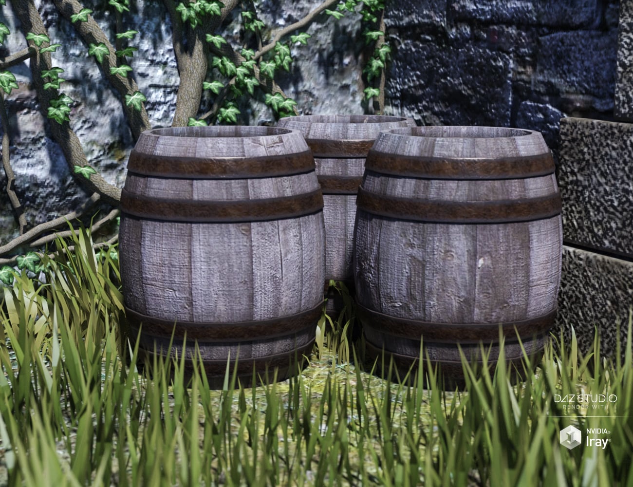 Old Country Farmhouse | Daz 3D