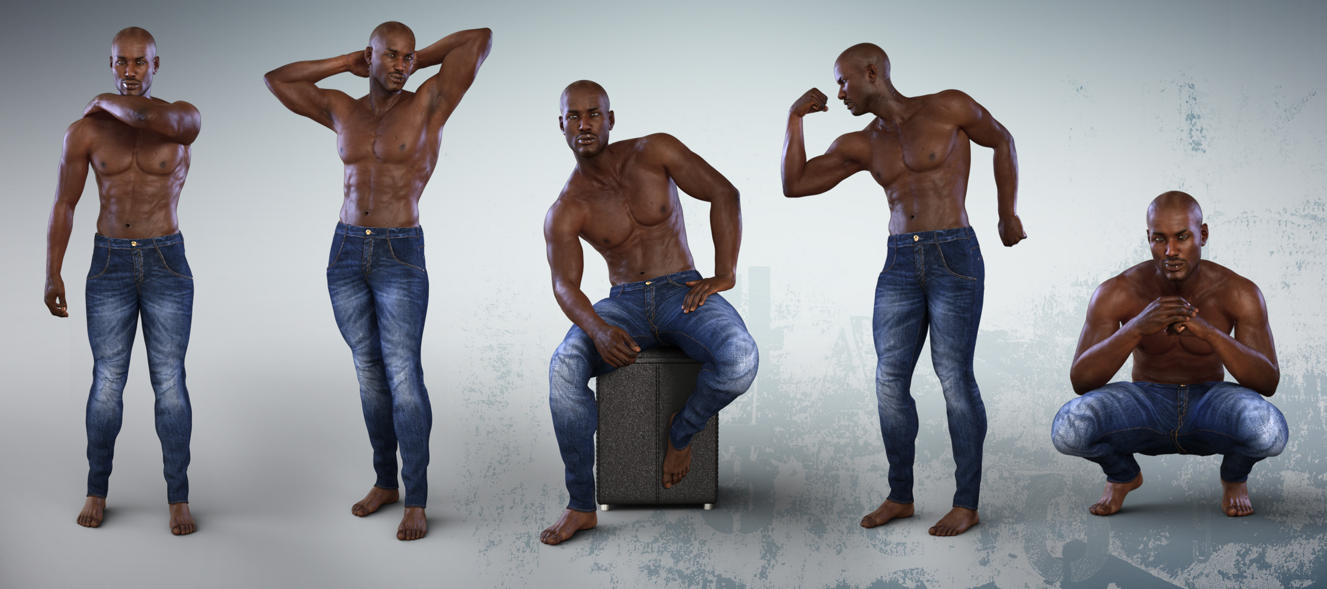 Z What A Man - Poses & Expressions for Genesis 8 Male & Darius 8 | Daz 3D