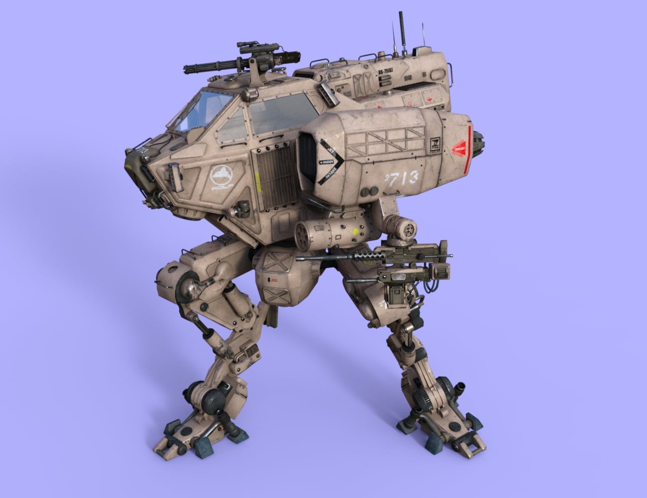 LG07 Combat Mech | Daz 3D