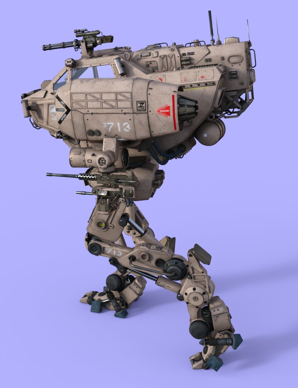 LG07 Combat Mech | Daz 3D