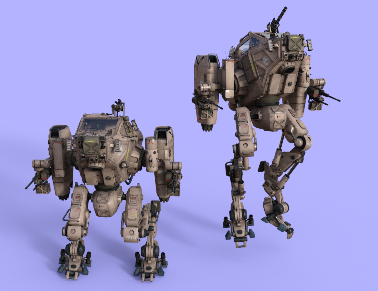 LG07 Combat Mech | Daz 3D