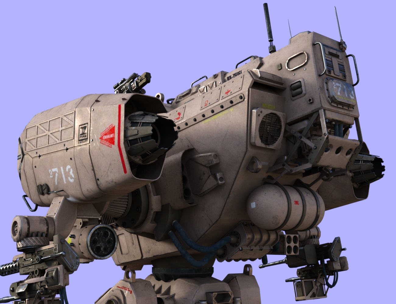 LG07 Combat Mech | Daz 3D