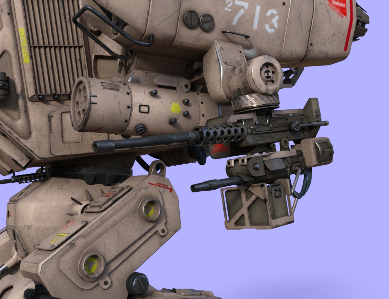 LG07 Combat Mech | Daz 3D
