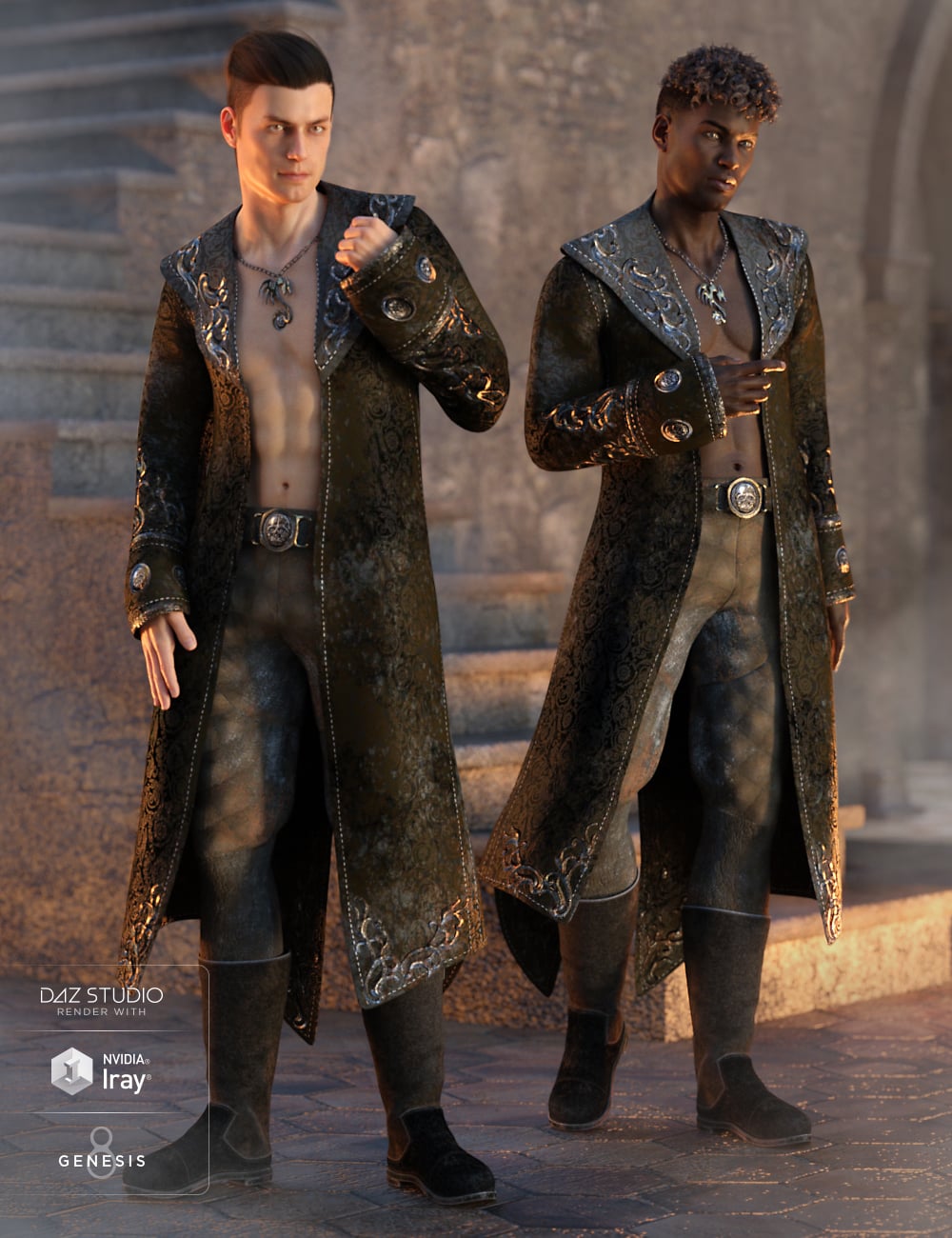 Demon Master Outfit for Genesis 8 Male(s) | Daz 3D