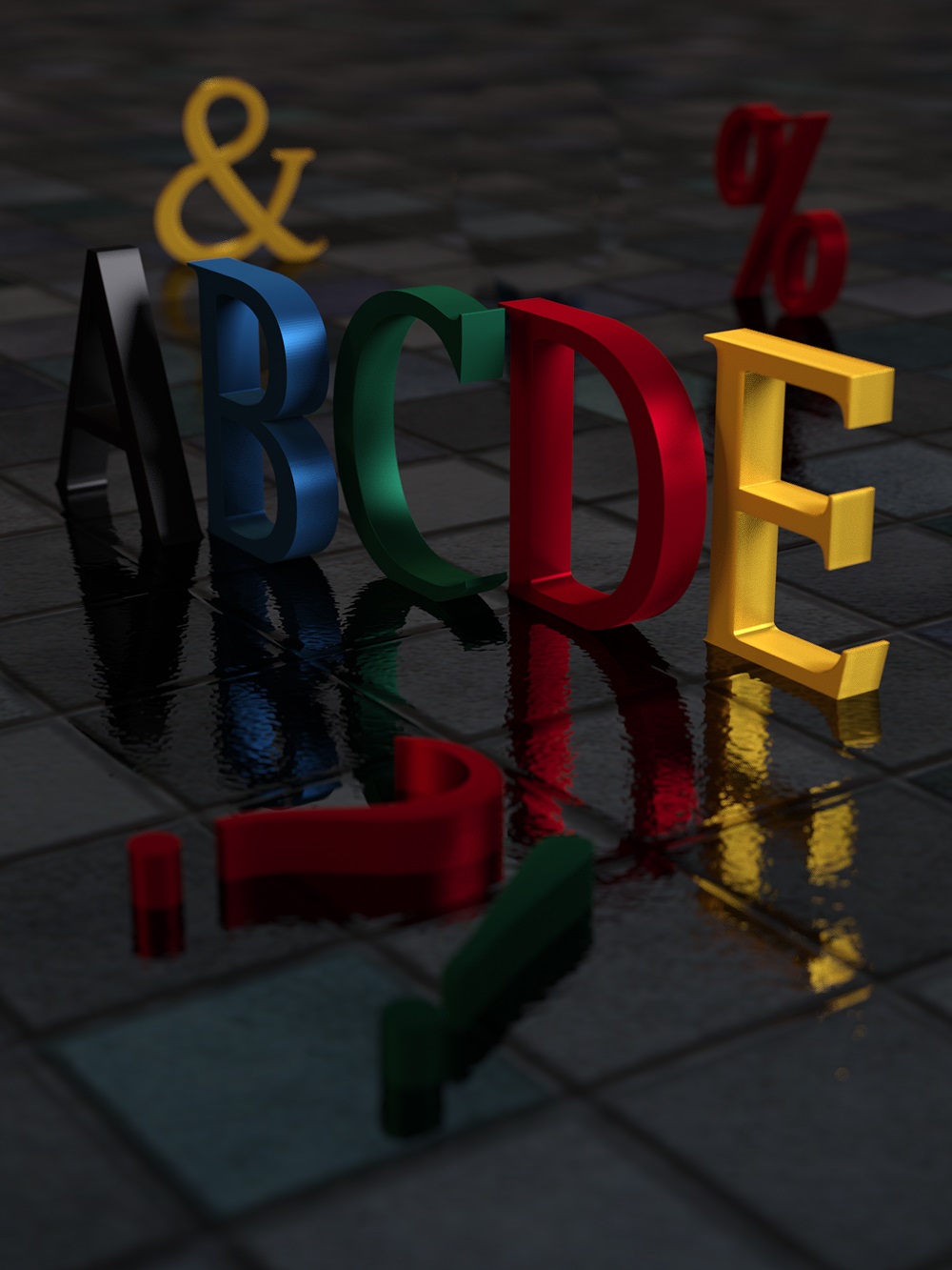 RW Letters and More | Daz 3D