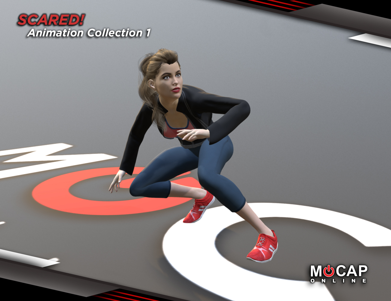 Scared! Animation Collection P1 - Victoria 8 | Daz 3D