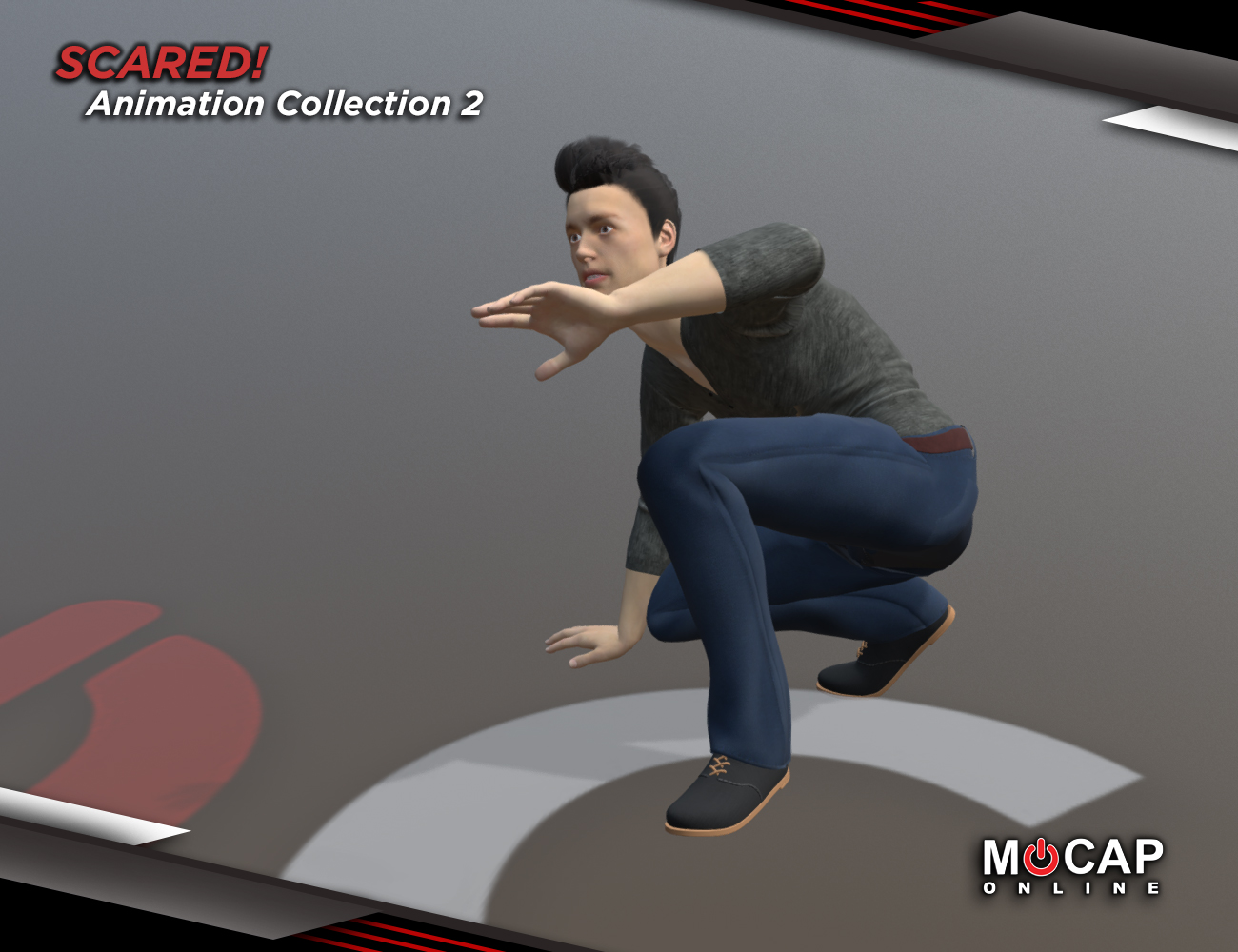 Scared! Animation Collection P2 for Michael 8 | Daz 3D