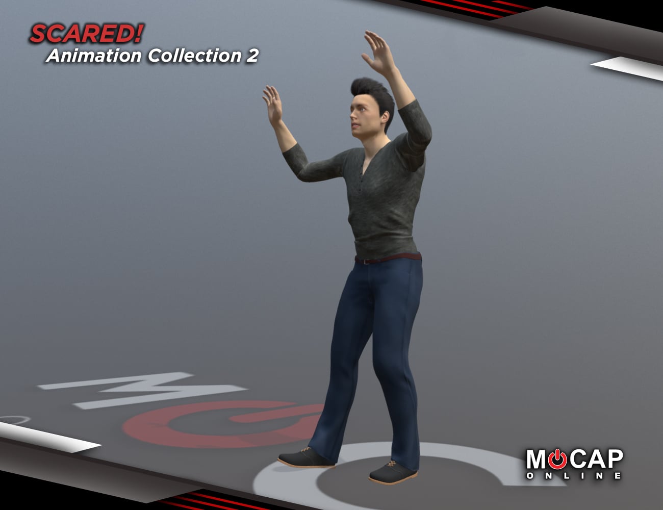 Scared! Animation Collection P2 for Michael 8 | Daz 3D