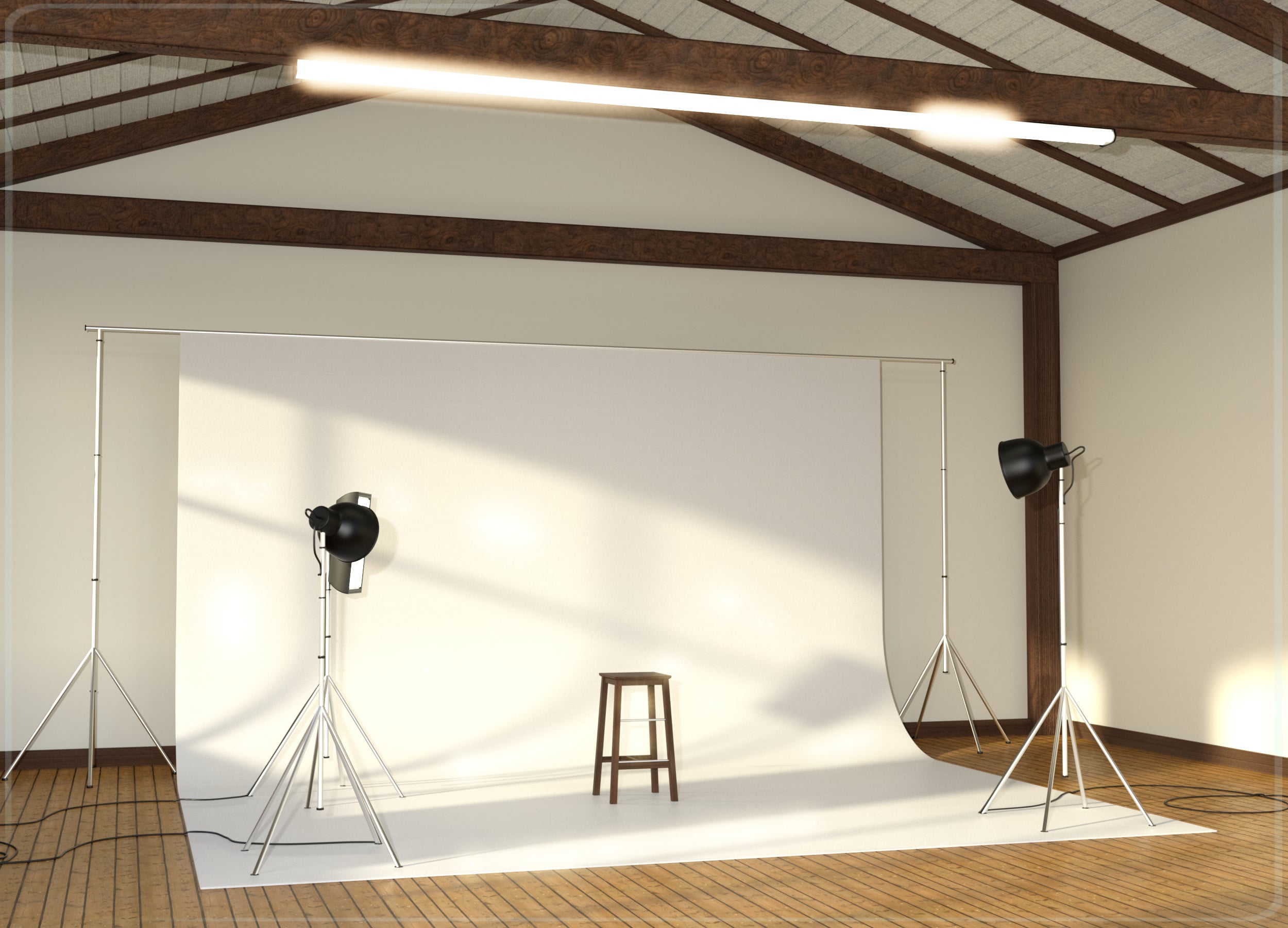 Z Photo Studio - Environment with Poses for Genesis 3 and 8 | Daz 3D