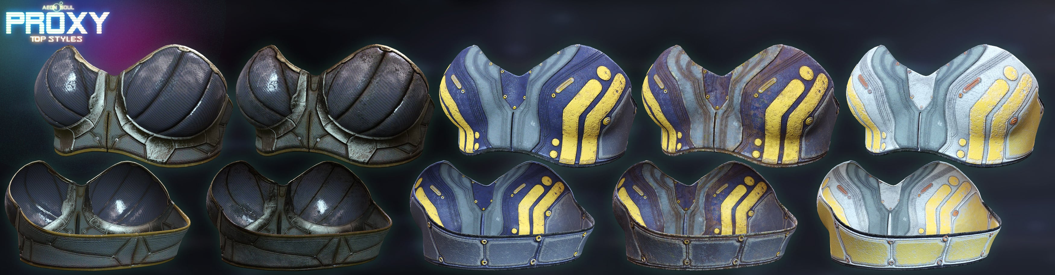 Proxy XPS: Tau Ceti Futuristic Styles for Proxy | Daz 3D