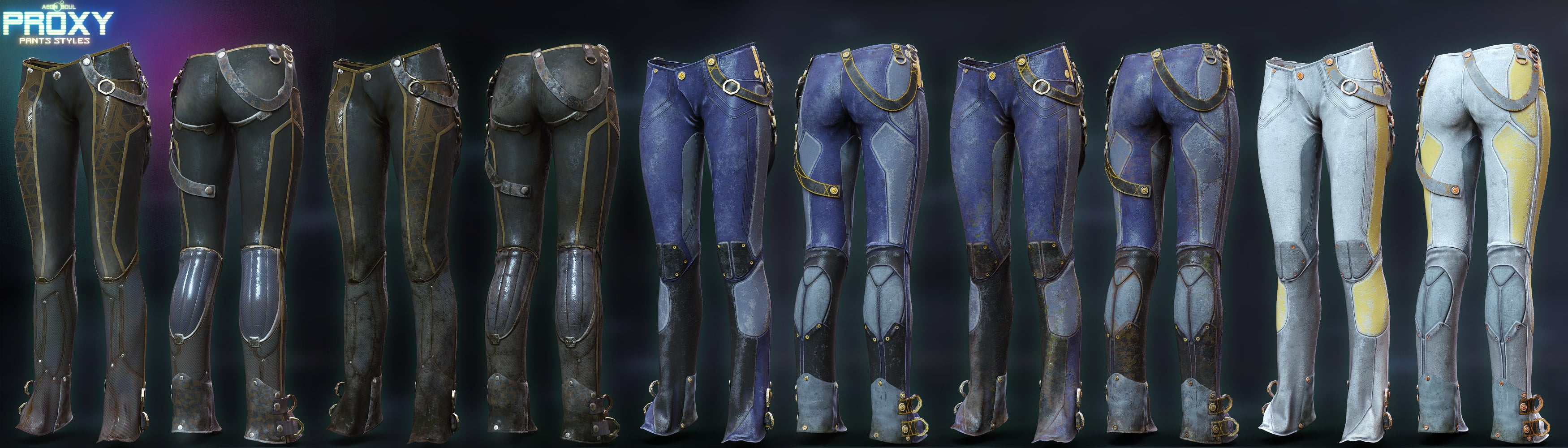 Proxy XPS: Tau Ceti Futuristic Styles for Proxy | Daz 3D