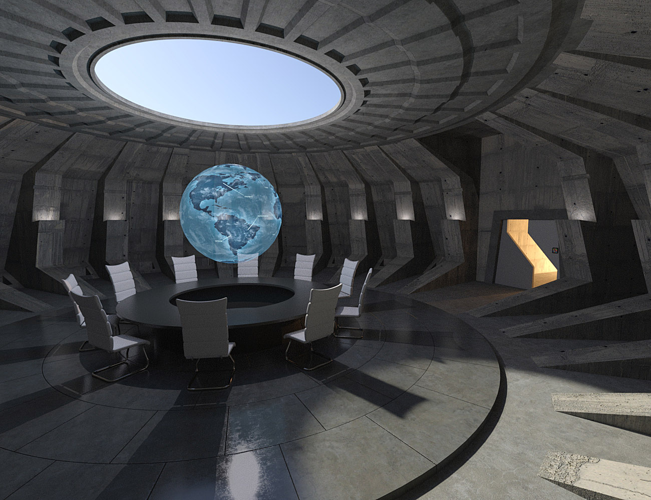 Supervillain Conference Room | Daz 3D