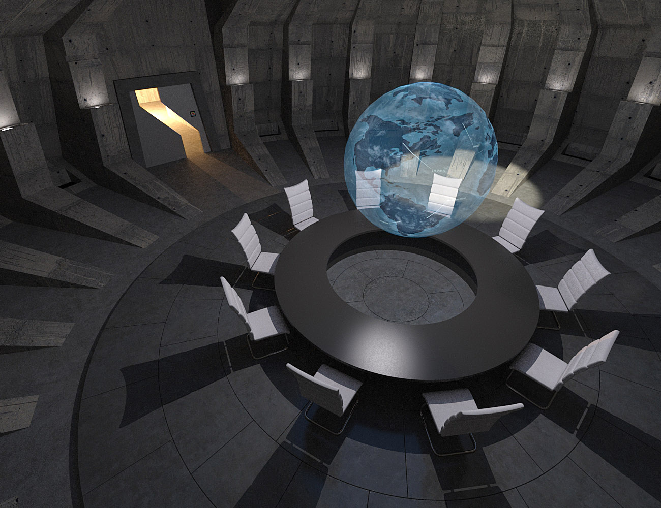Supervillain Conference Room | Daz 3D