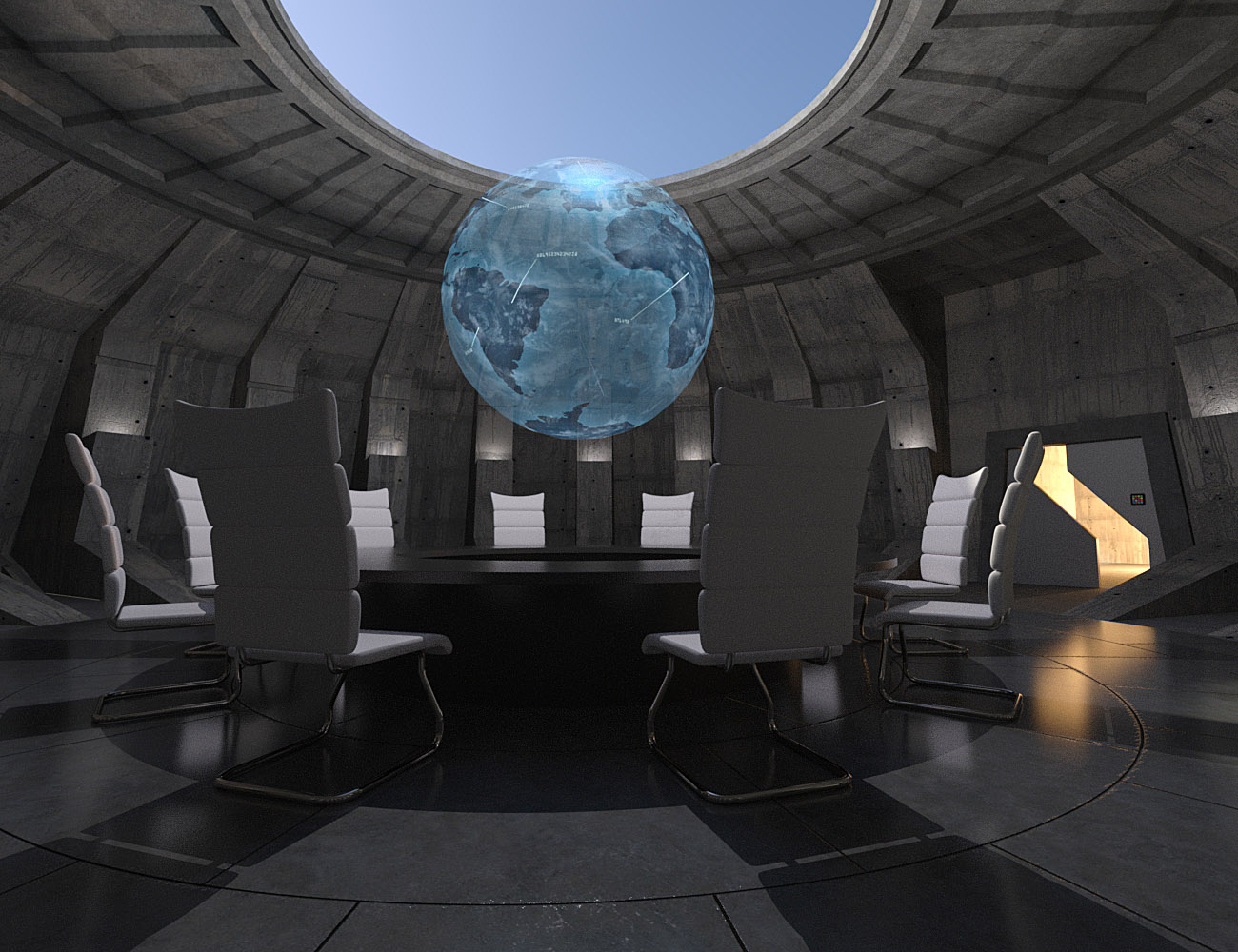 Supervillain Conference Room | Daz 3D
