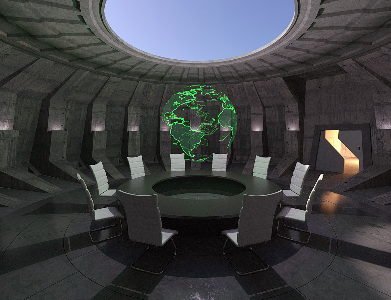 Supervillain Conference Room | Daz 3D