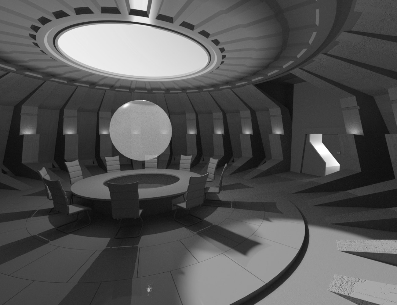 Supervillain Conference Room | Daz 3D