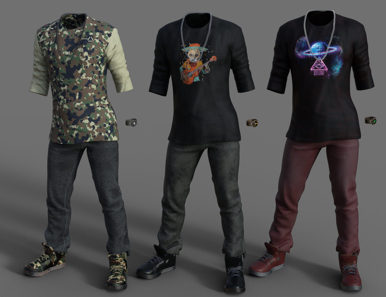 Street Style Outfit Textures 2 | Daz 3D