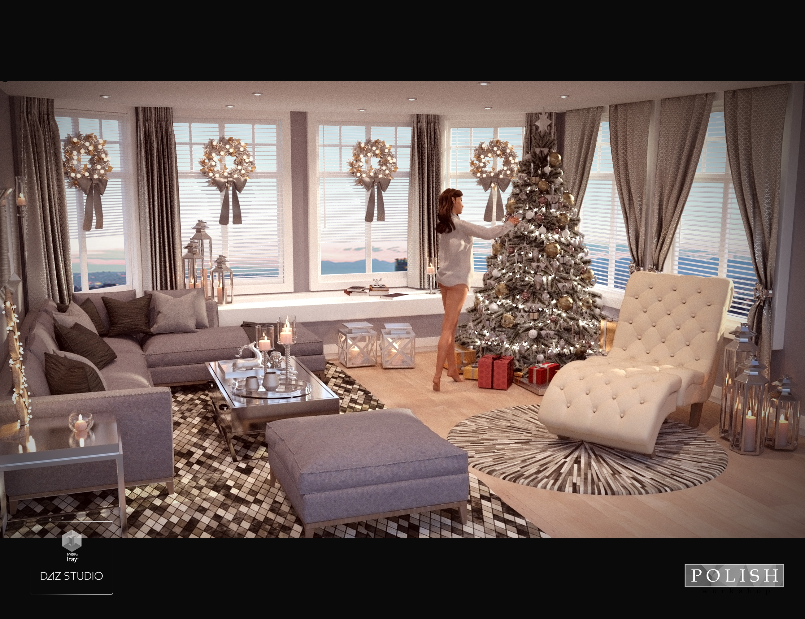 Christmas Home Bundle | Daz 3D