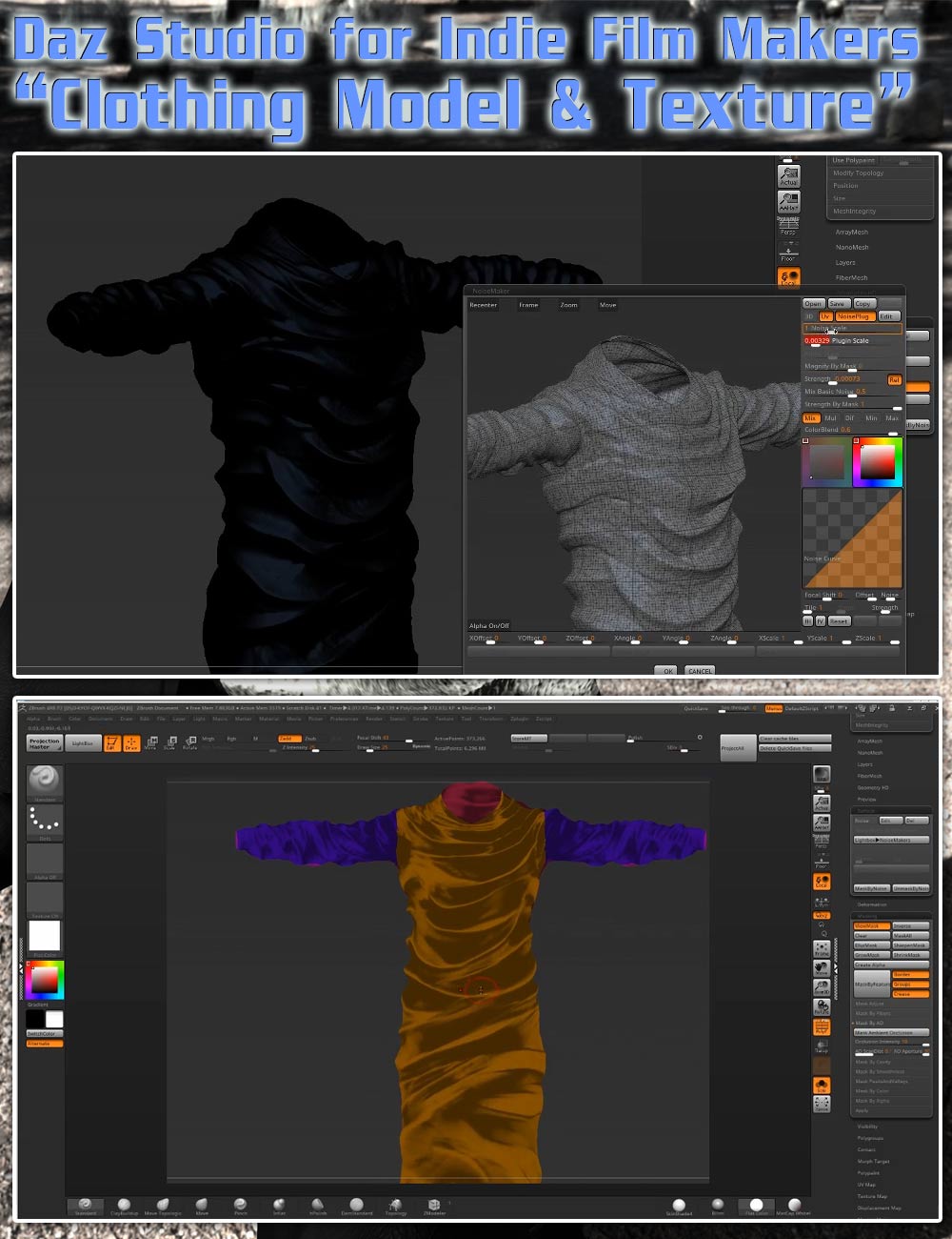 Indie Filmmakers Tutorial: Clothing Model And Texture for Daz Studio ...