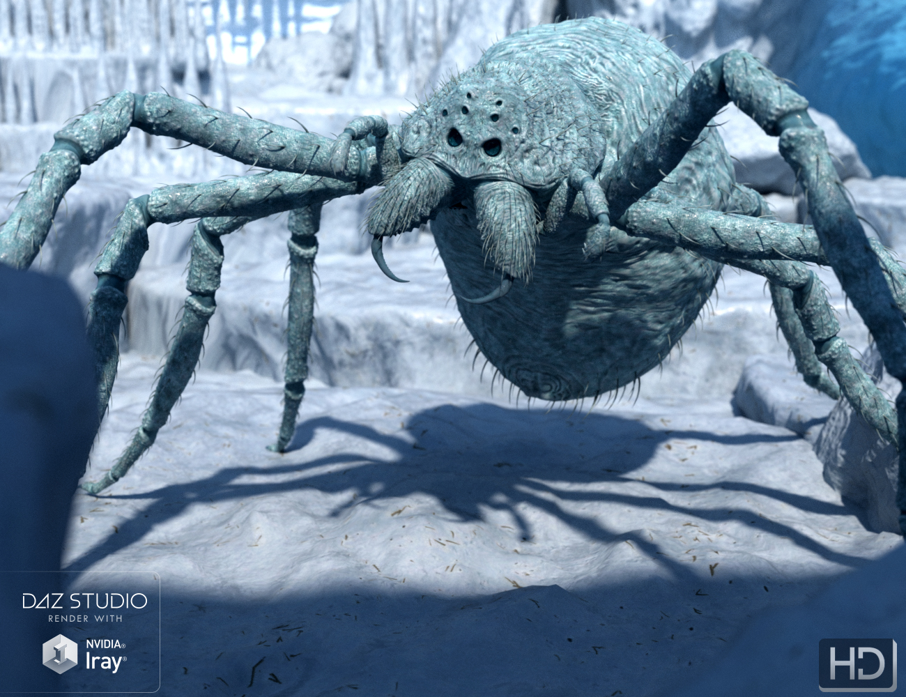 Giant Monster Spider HD Bundle | Daz 3D