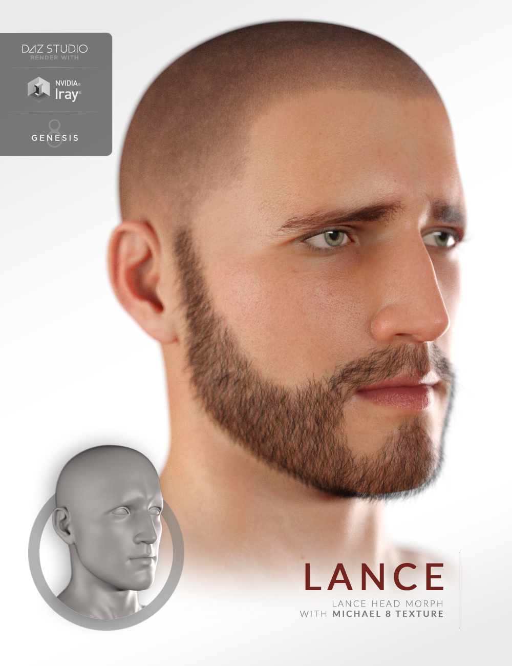 Shimuzu's Elite Head Morphs for Genesis 8 Male | Daz 3D