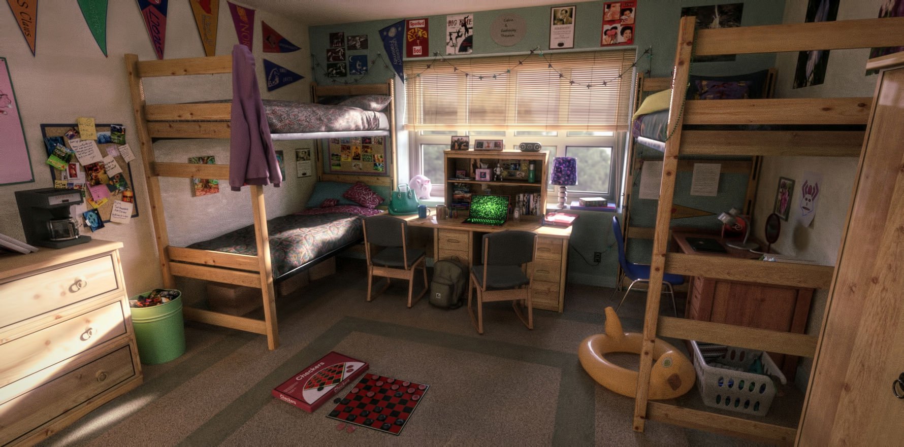 College Dorm Bundle | Daz 3D