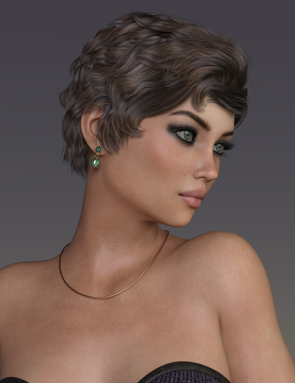 Bella Bleu Hair for Genesis 3 and 8 Female(s) | Daz 3D