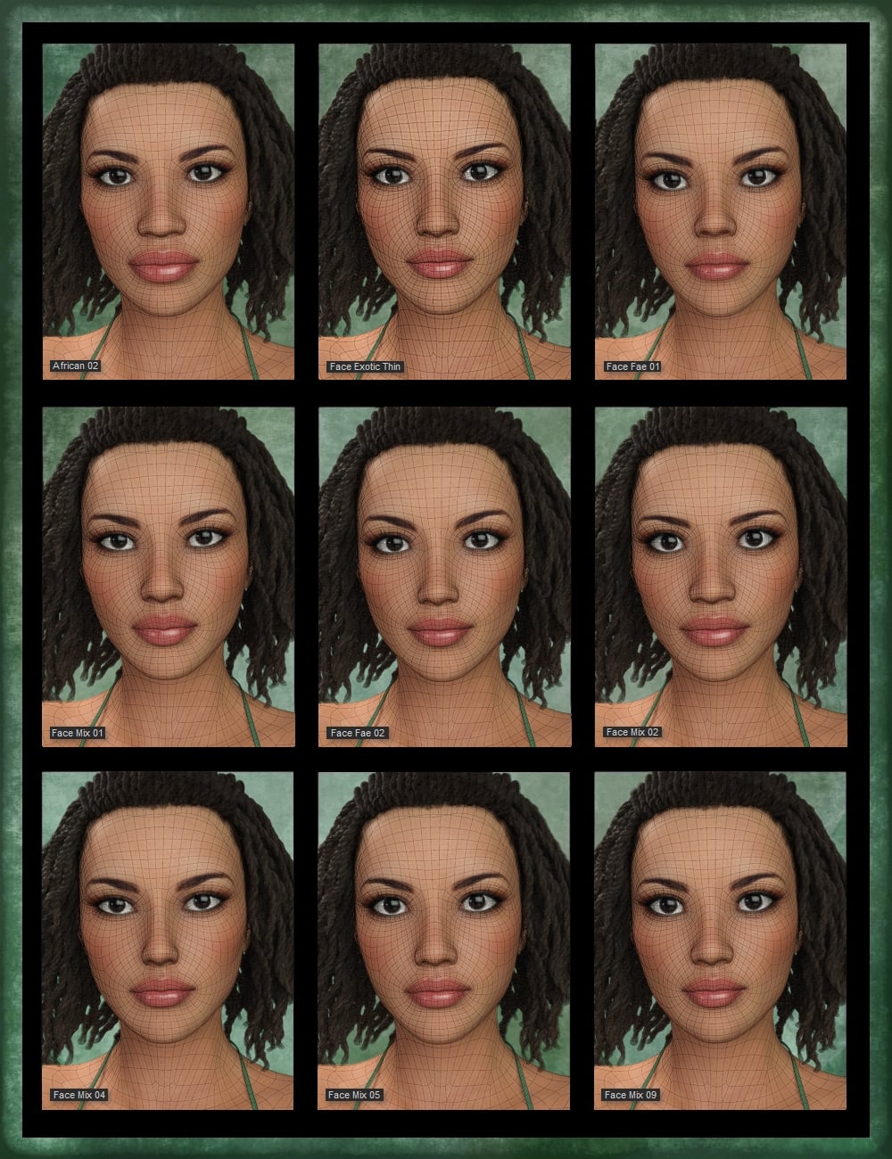 Genesis 8 Female Head Morph Resource Kit 3 | Daz 3D