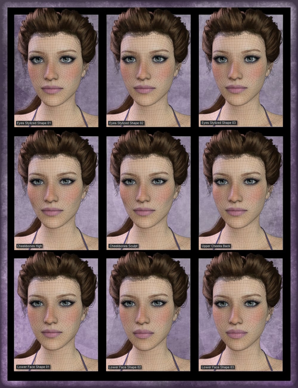 Genesis 8 Female Head Morph Resource Kit 3 | Daz 3D