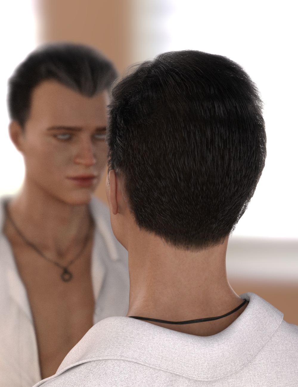 Commander Hair for Genesis 3 and 8 Male(s) | Daz 3D