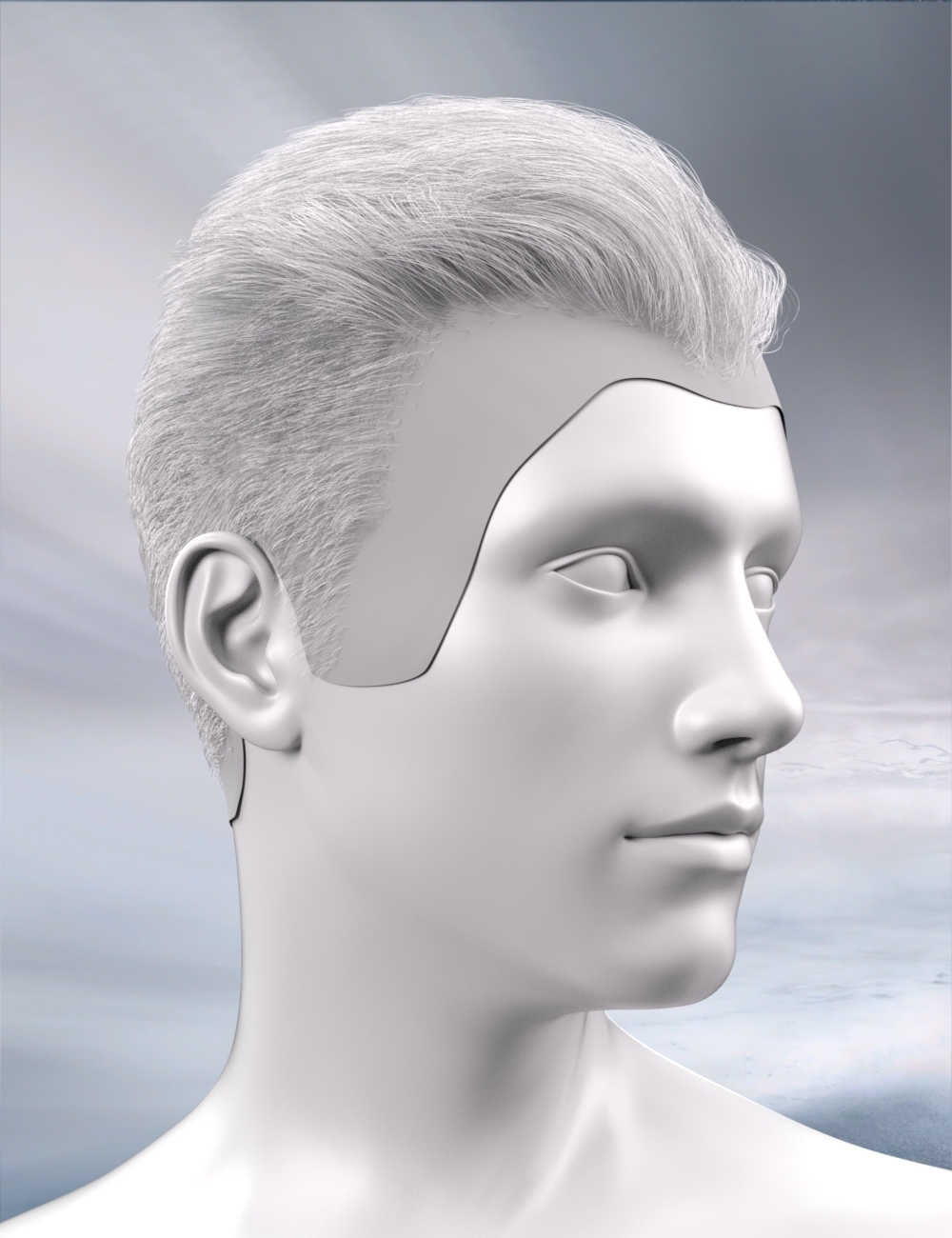 Commander Hair for Genesis 3 and 8 Male(s) | Daz 3D