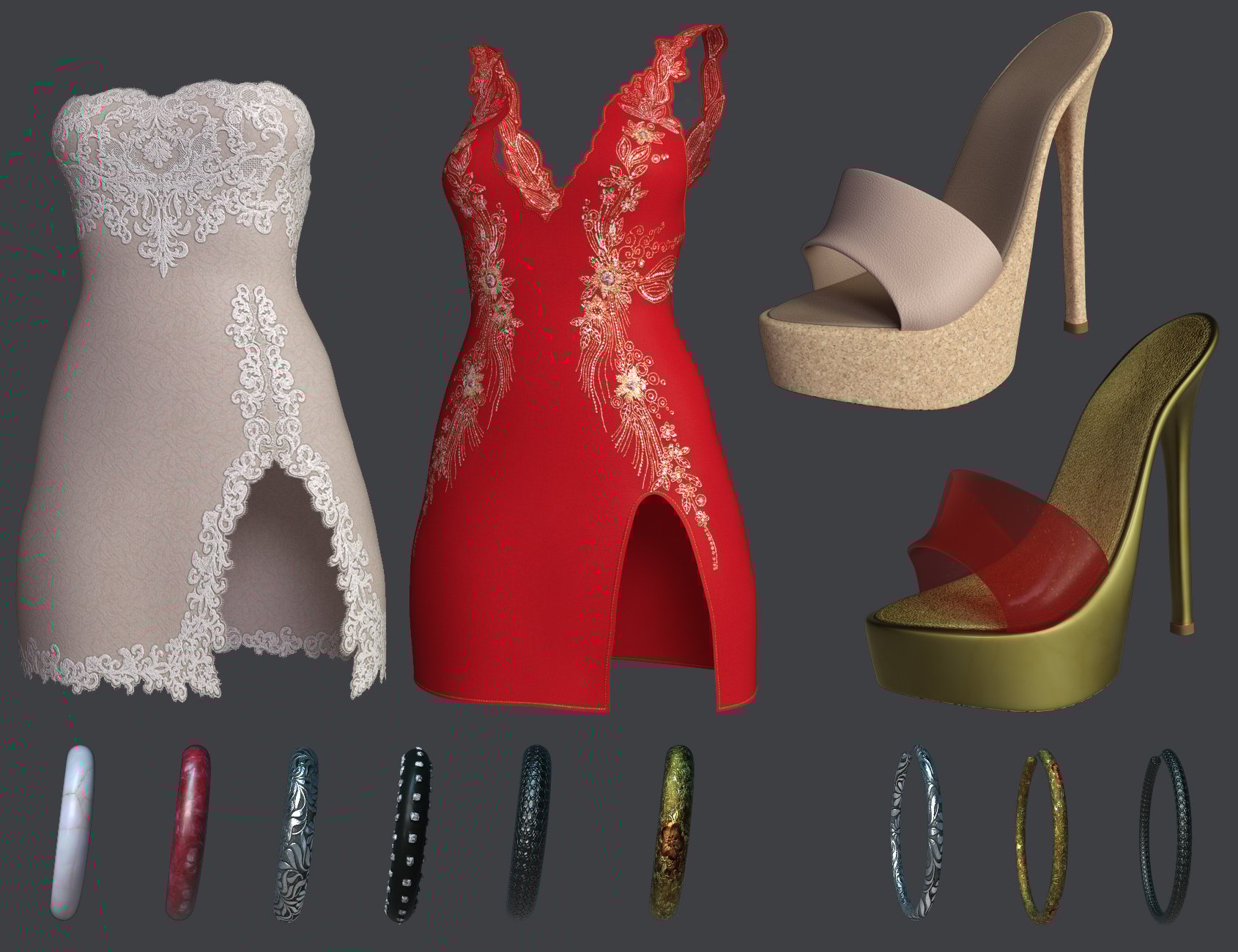 Bella Bleu Bundle | Daz 3D