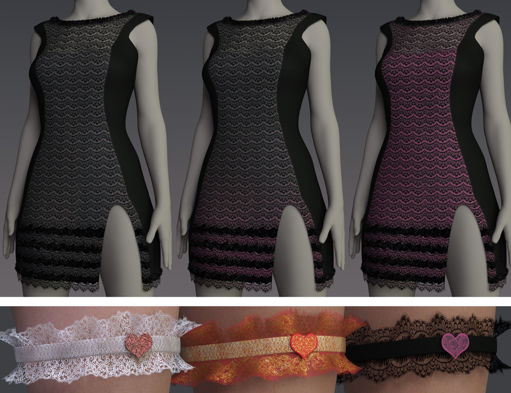 Bella Bleu Bundle | Daz 3D