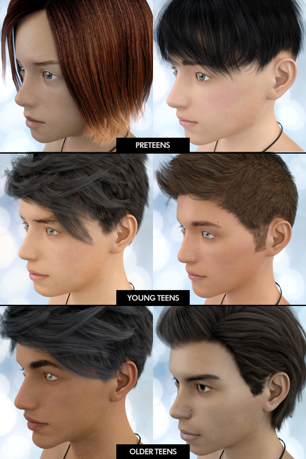 Boys for Growing Up for Genesis 8 Male | Daz 3D