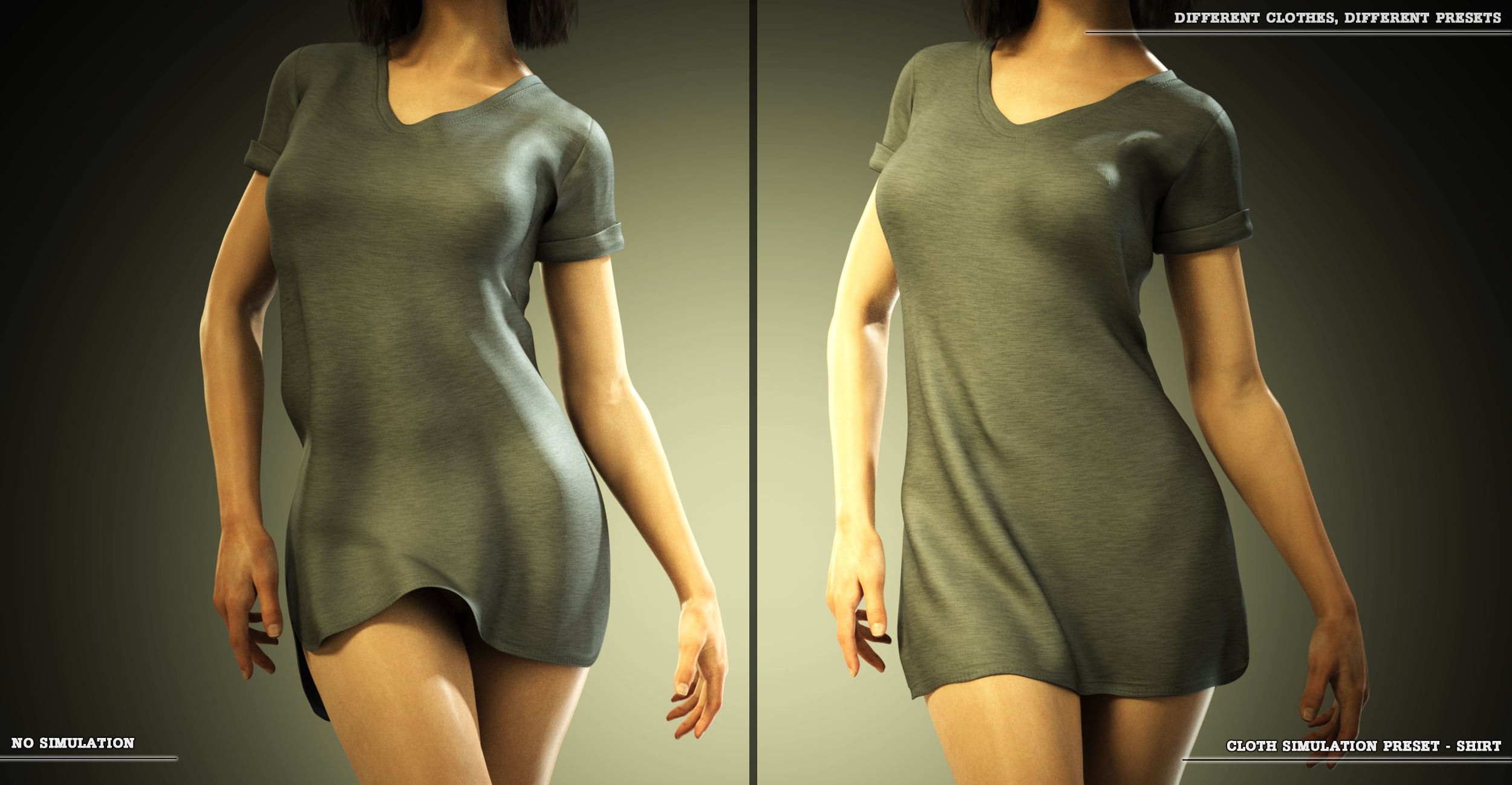 dForce Master - Cloth Simulation Presets | Daz 3D