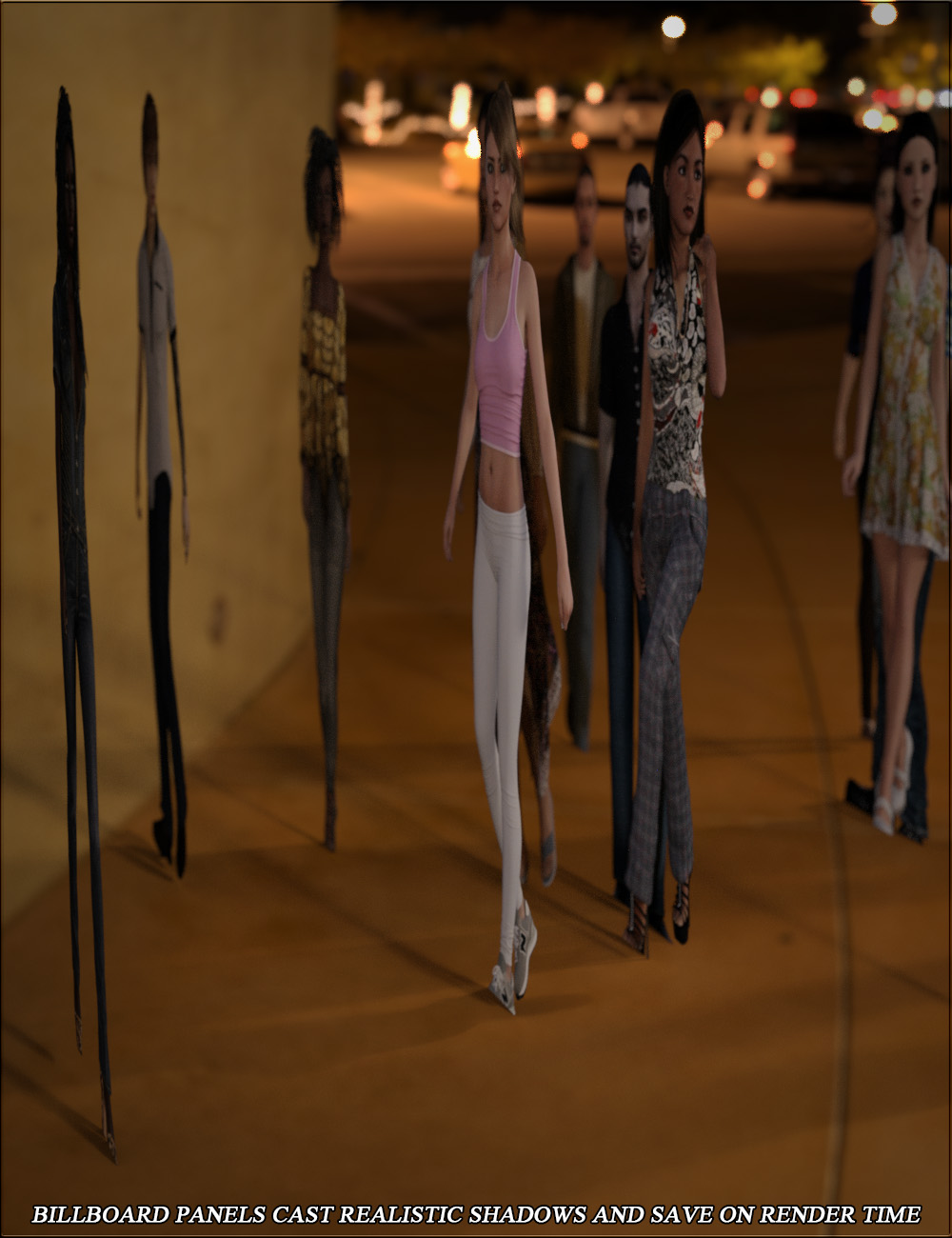 Crowd Scene - Walking | Daz 3D