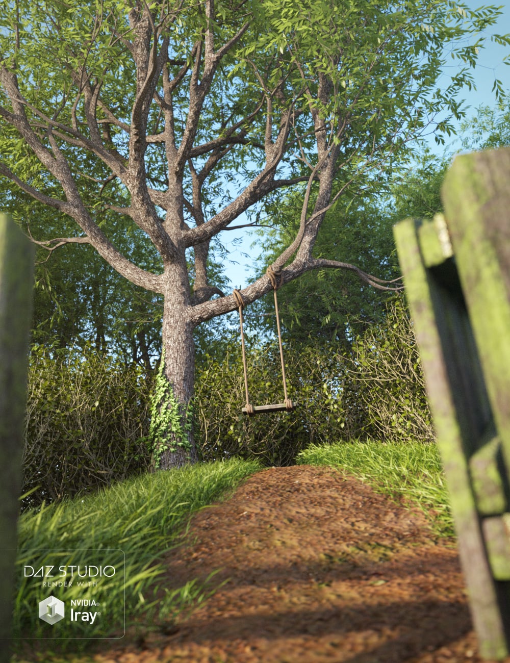 Tree And Swing | Daz 3D